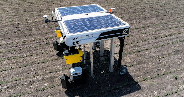 Solinftec Unveils New Autonomous, Solar-Powered Sprayer Robot