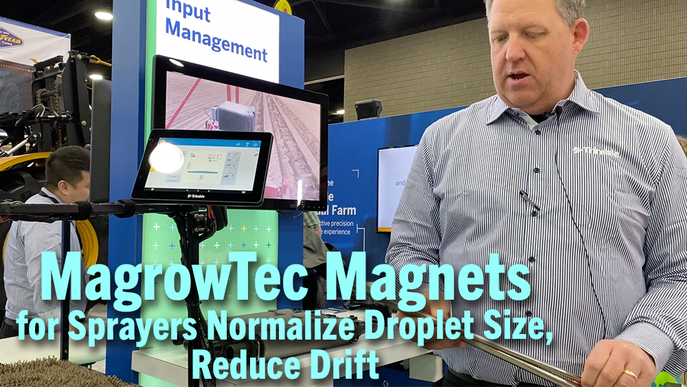 [Video] MagrowTec Magnets for Sprayers Normalize Droplet Size, Reduce Drift