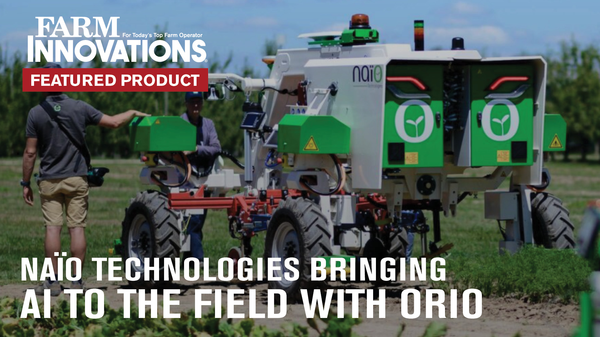 [Video] Naïo Technologies Bringing AI to the Field with ORIO