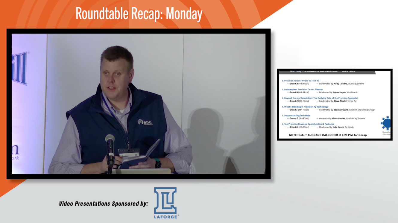 [Video] Roundtable Recap Monday